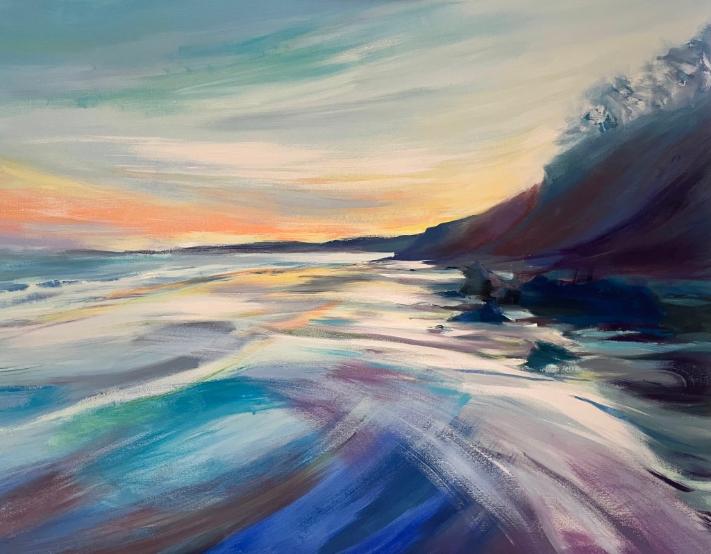Shoreline Sunset – Kate Kelly Art & Design